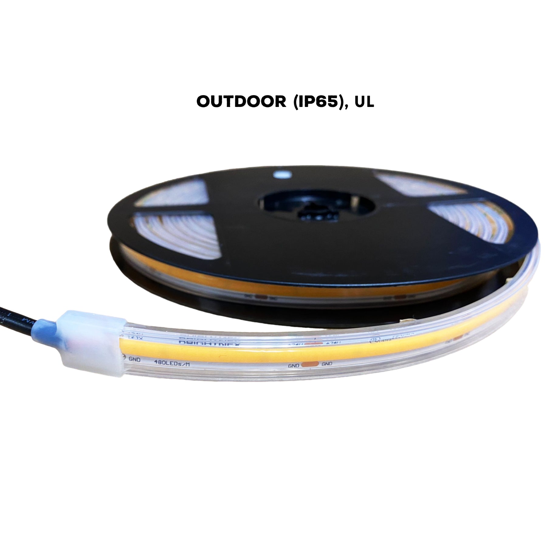 Outdoor (IP65) COB Strip Light, Dotless 82ft & 16.5ft (27K, 3K, 4K, 5K