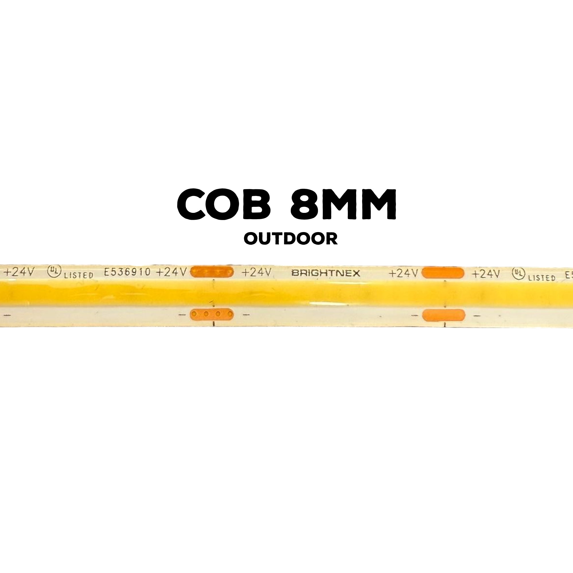 COB outdoor Strip Light,8mm, Dotless 16.5ft & 82ft (27K, 3K, 4K, 5K),